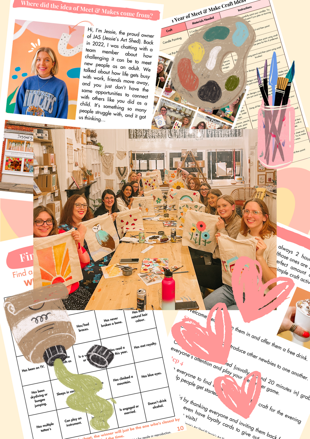 How To Run Your Own Meet & Makes – Jessie's Art Shed